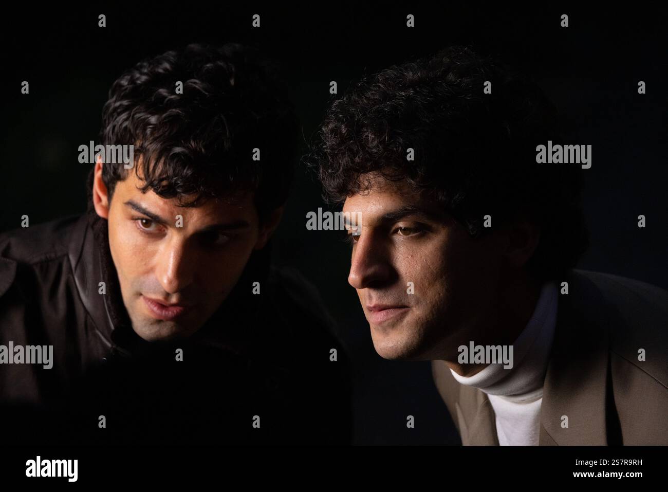 Francisco Faria and Toma?s Pa?ramo attend the Tod's presentation during ...