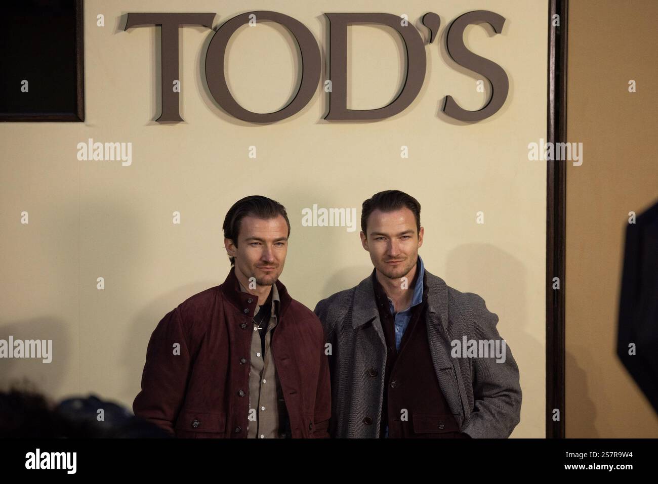 Brett Staniland and Scott Staniland attends the Tod's presentation ...