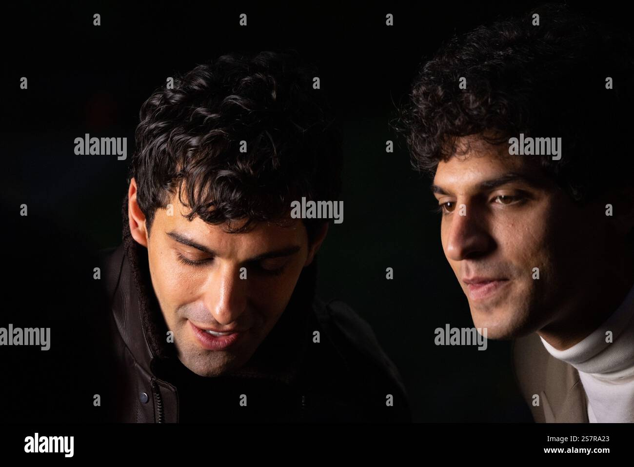 Francisco Faria and Toma?s Pa?ramo attend the Tod's presentation during ...