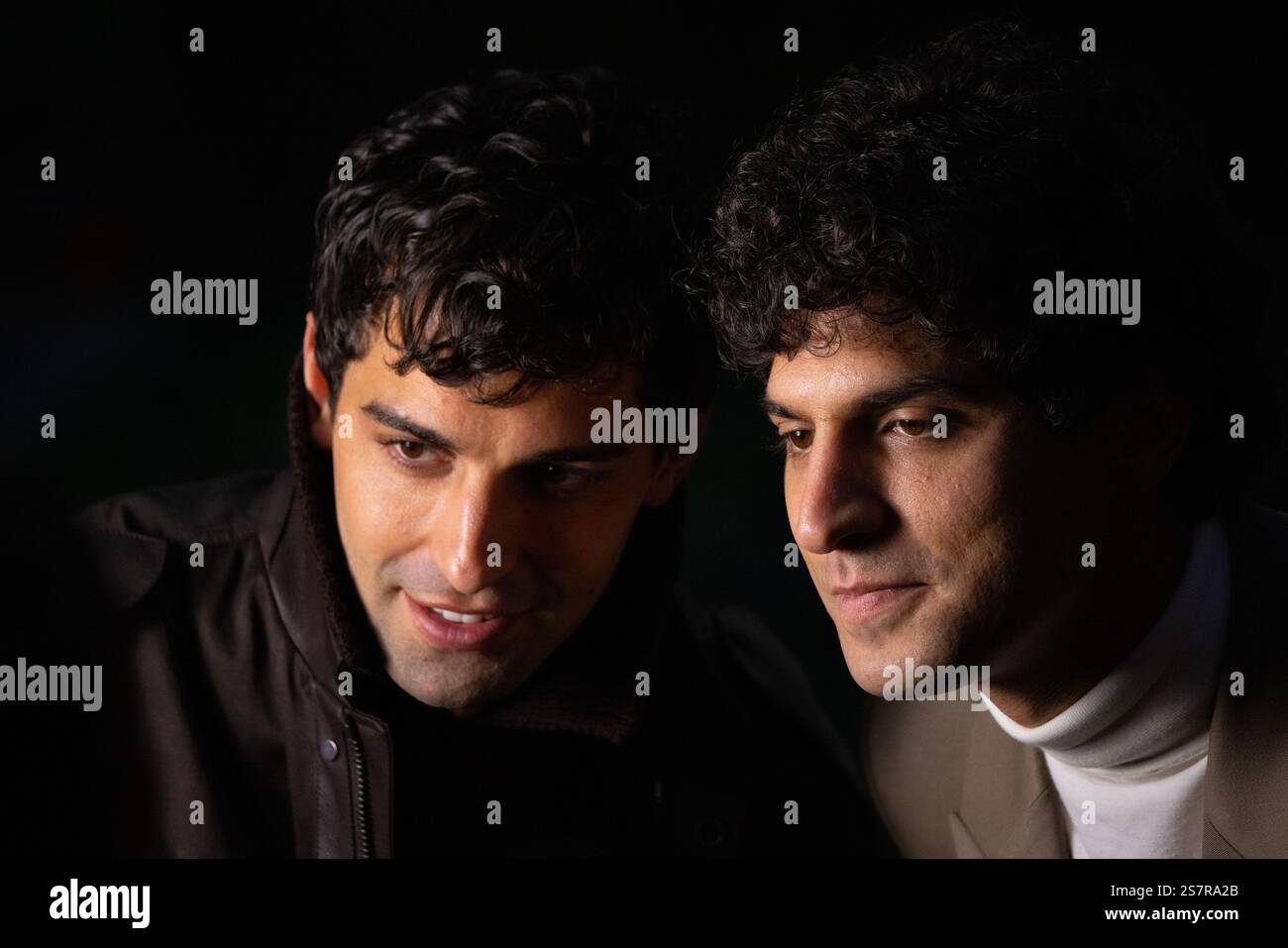 Francisco Faria and Toma?s Pa?ramo attend the Tod's presentation during ...