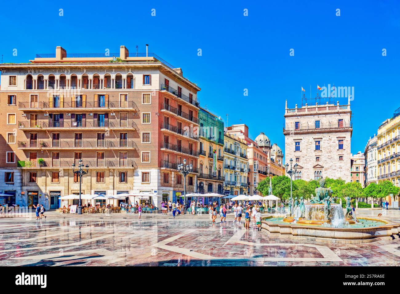 Basilica Cathedral of the Assumption of Our Lady. Valencia Stock Photo ...