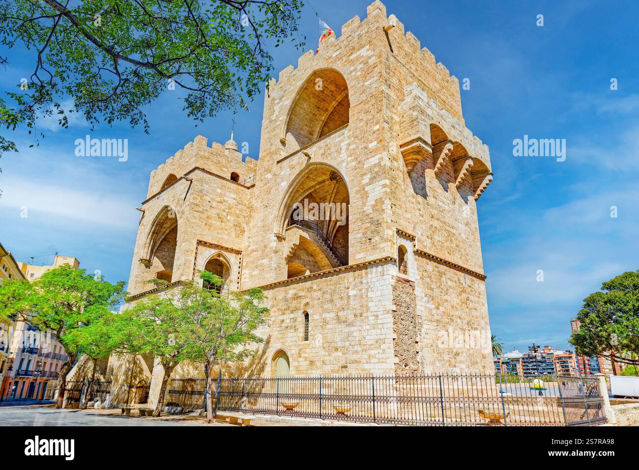 Serranos towers torres dels hi-res stock photography and images - Alamy