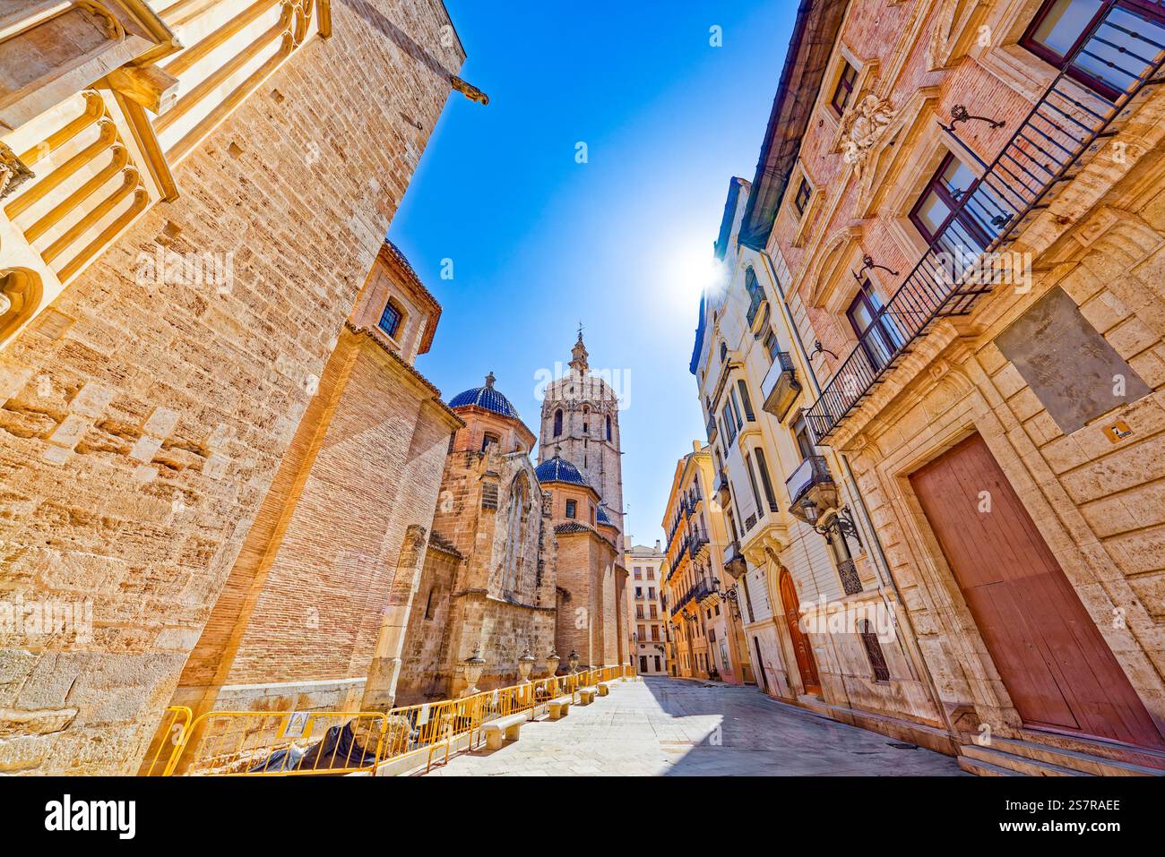 Basilica Cathedral of the Assumption of Our Lady. Valencia. Spain Stock ...