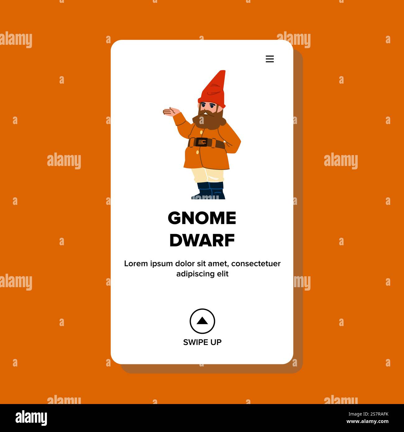 cute gnome dwarf vector. happy character, funny little, hat set cute ...