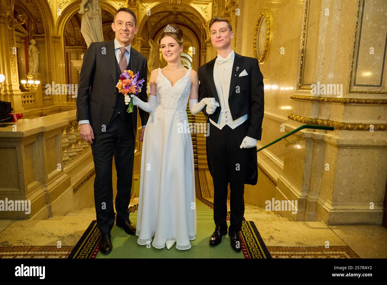Vienna, Austria. 17th Jan, 2025. Press conference of the Opera Ball ...