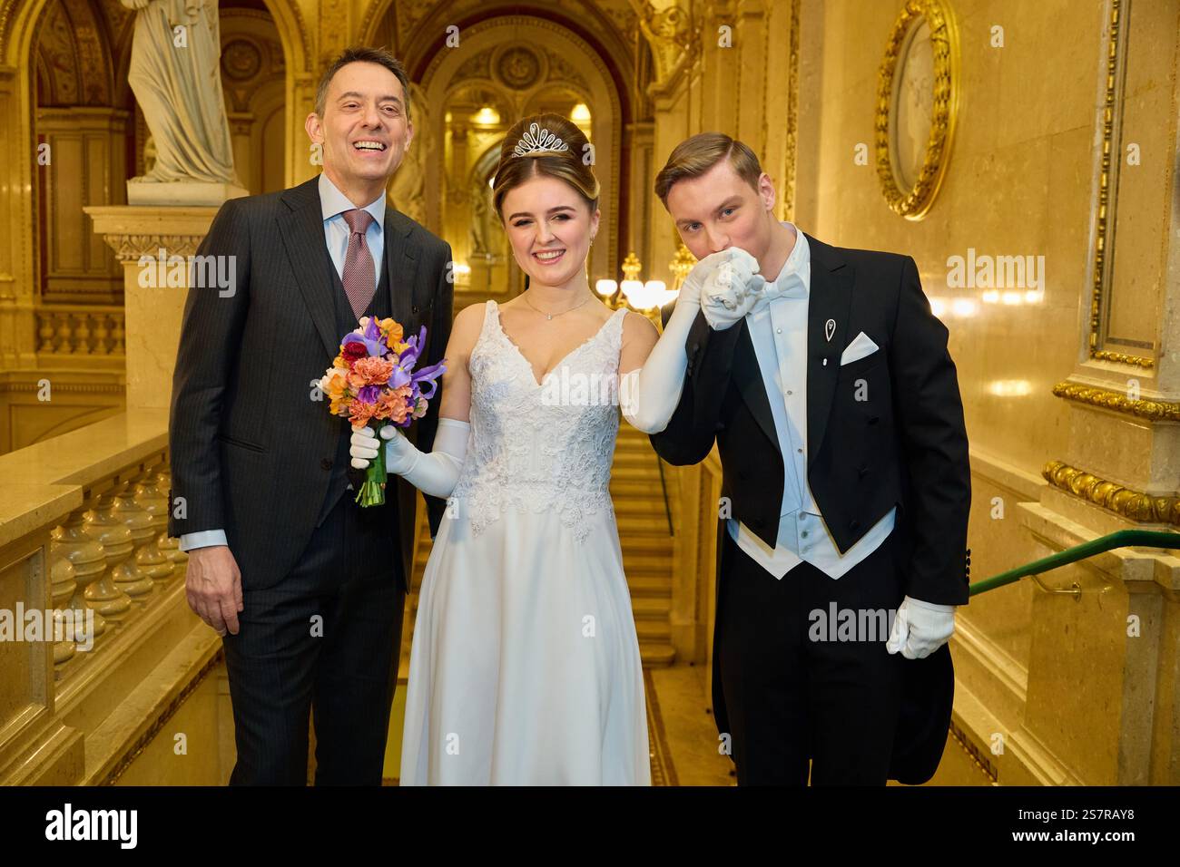 Vienna, Austria. 17th Jan, 2025. Press conference of the Opera Ball ...