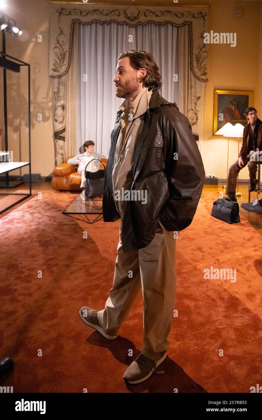 Edgar Ramirez attends the Tod's presentation during the Milan Menswear ...