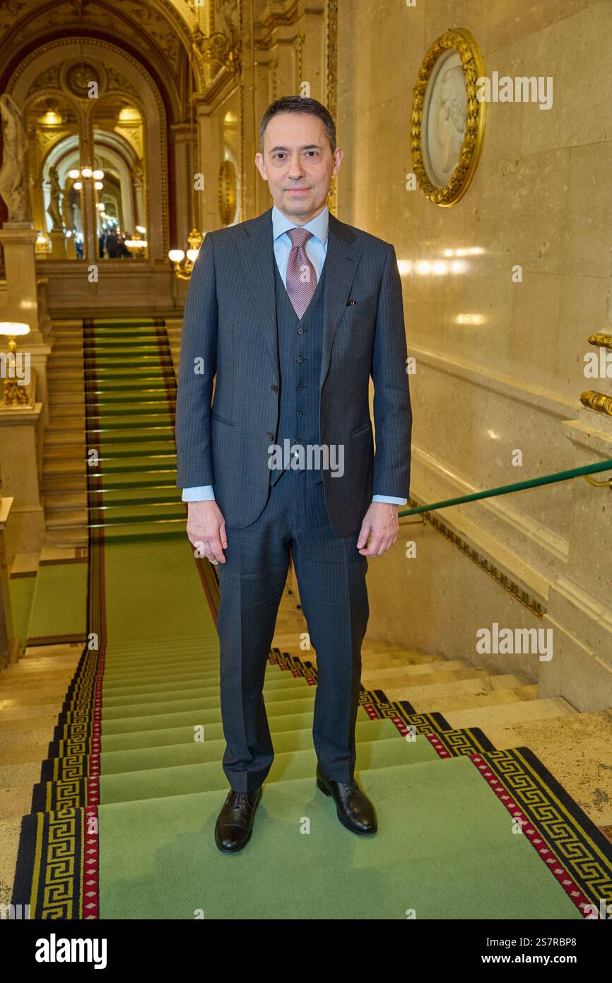 Vienna, Austria. 17th Jan, 2025. Press conference of the Opera Ball ...