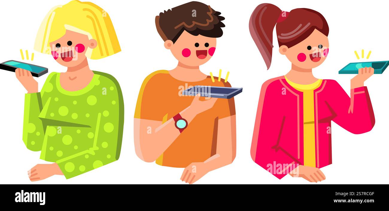 phone voice messages vector. chat call, audio sound, mobile app phone ...