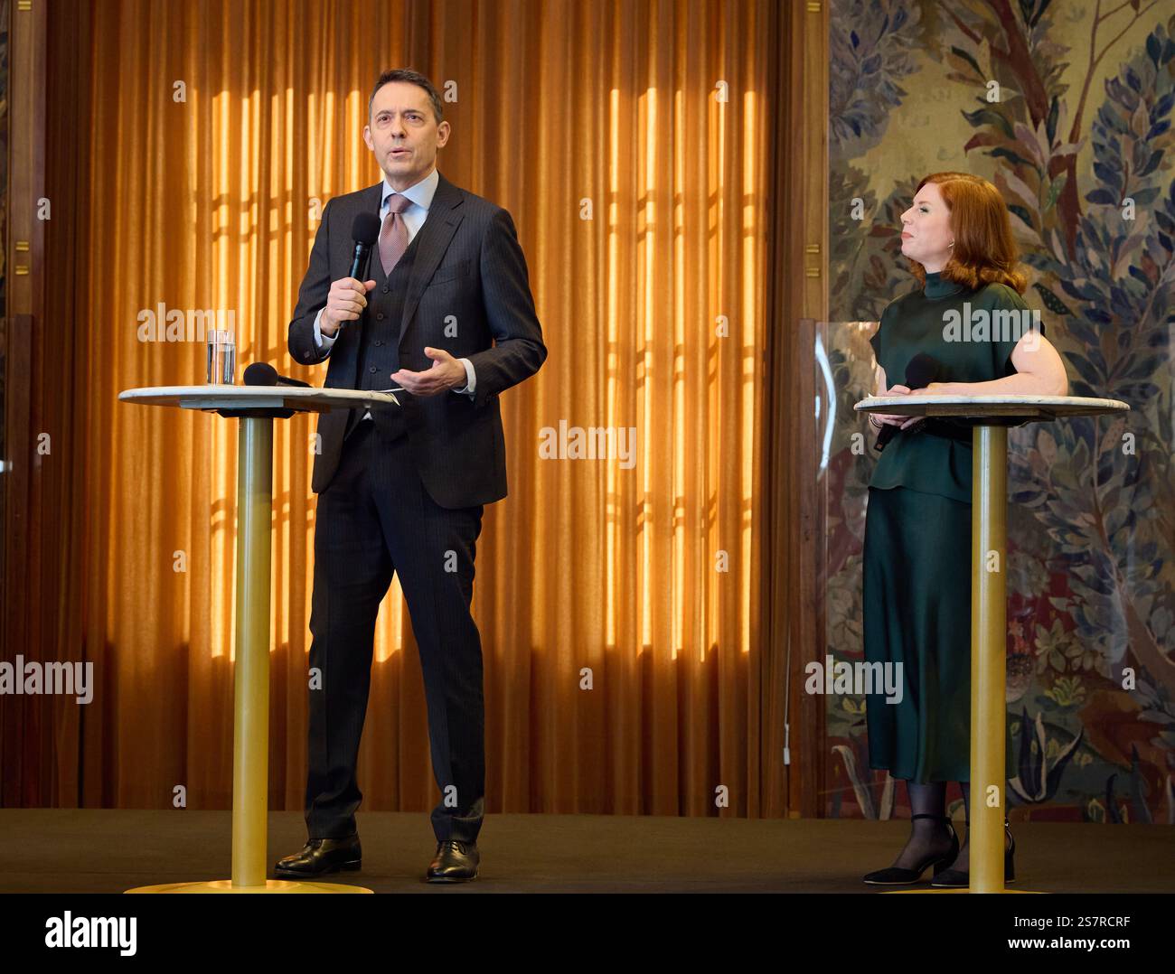 Vienna, Austria. 17th Jan, 2025. Press conference of the Opera Ball ...