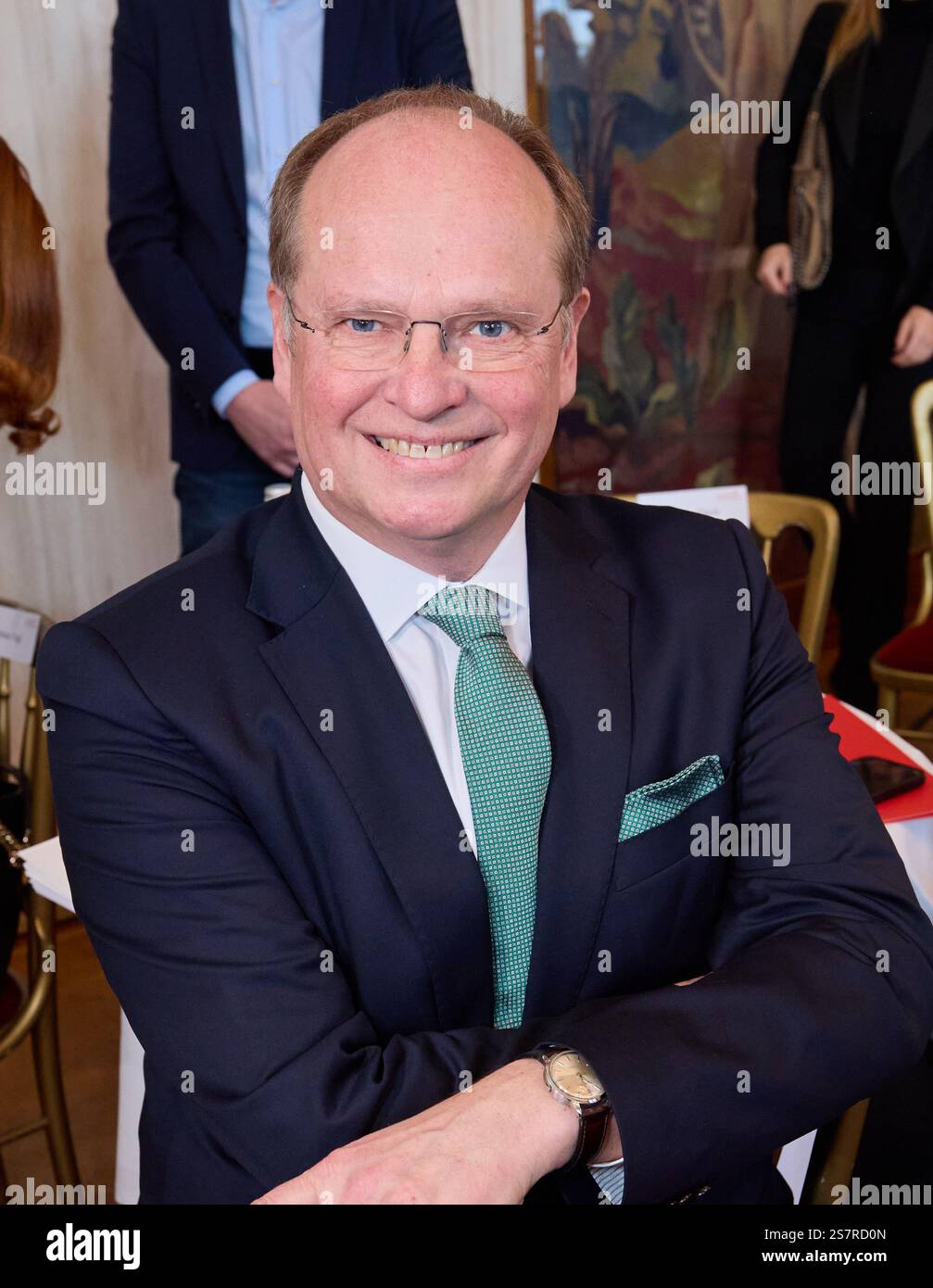 Vienna, Austria. 17th Jan, 2025. Press conference of the Opera Ball ...