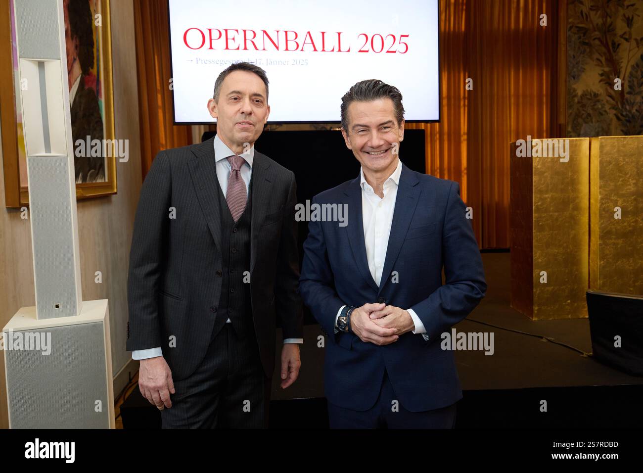 Vienna, Austria. 17th Jan, 2025. Press conference of the Opera Ball ...
