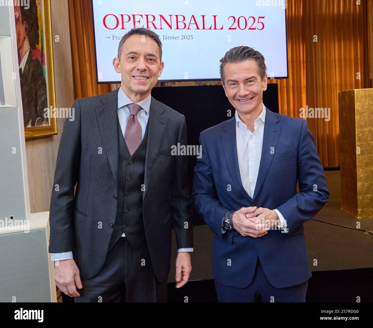 Vienna, Austria. 17th Jan, 2025. Press conference of the Opera Ball ...