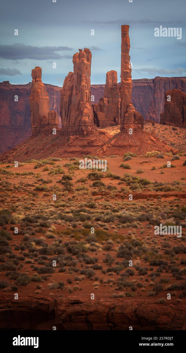 This mesmerizing photo captures the iconic spires of Monument Valley ...