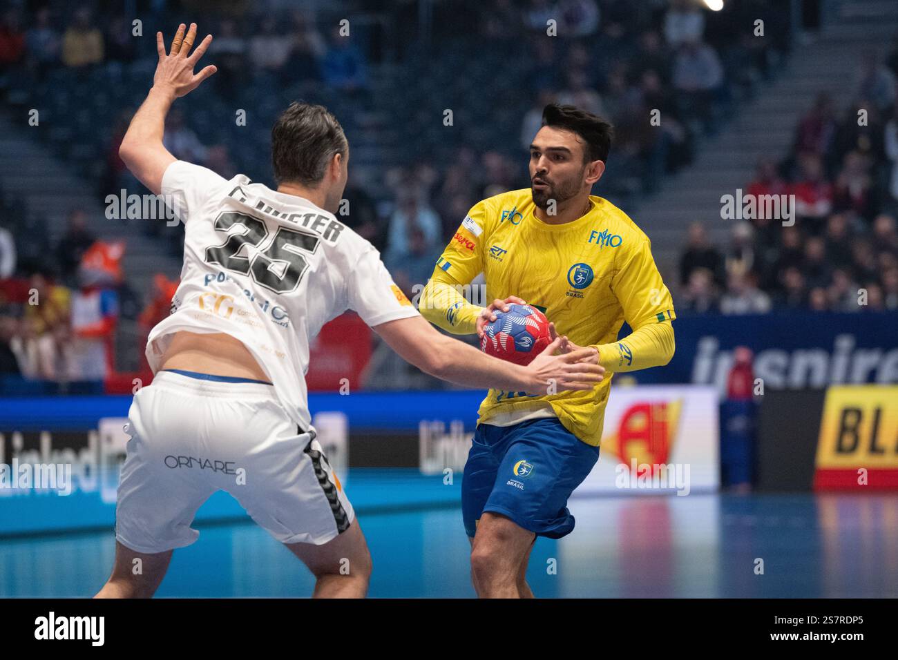 Oslo, Norway. 19th Jan, 2025. Denys Alessandro Da Silva Barros (75) of Brazil seen during the ...