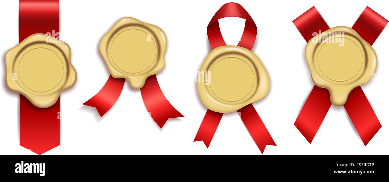 Wax gold. Rubber vintage document envelope seals royal mail, red ...