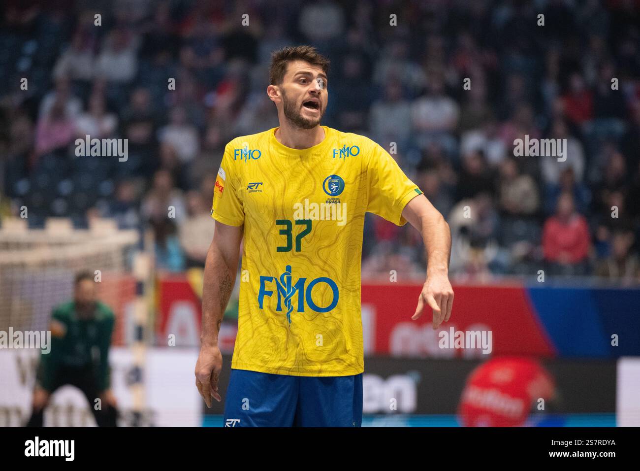 Oslo, Norway. 19th Jan, 2025. Haniel Langaro (37) of Brazil seen during ...