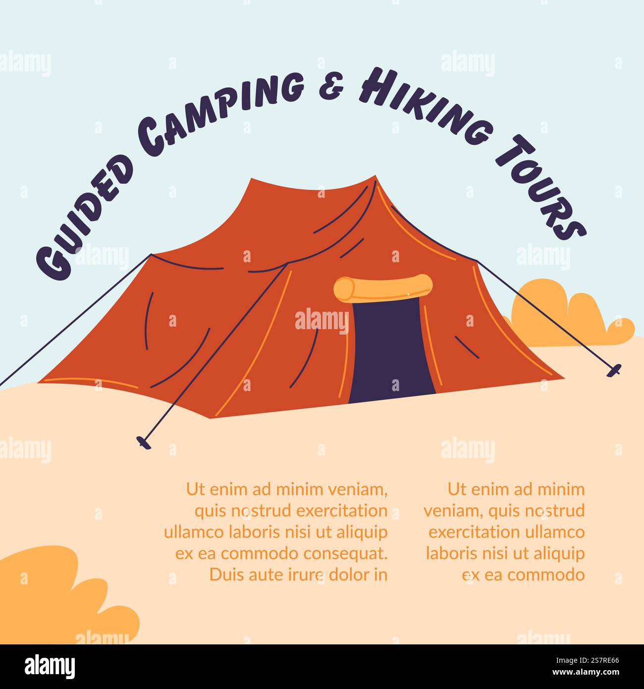 Camping and hiking tour with guide, outdoor recreation and activities ...
