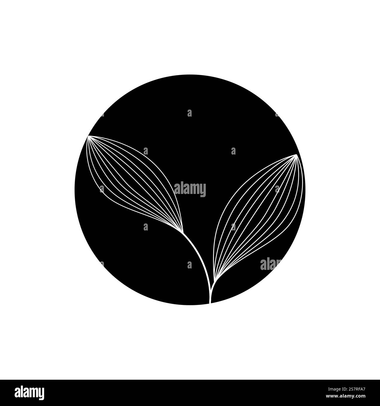 Leaf line logo vector and symbol Stock Vector Image & Art - Alamy