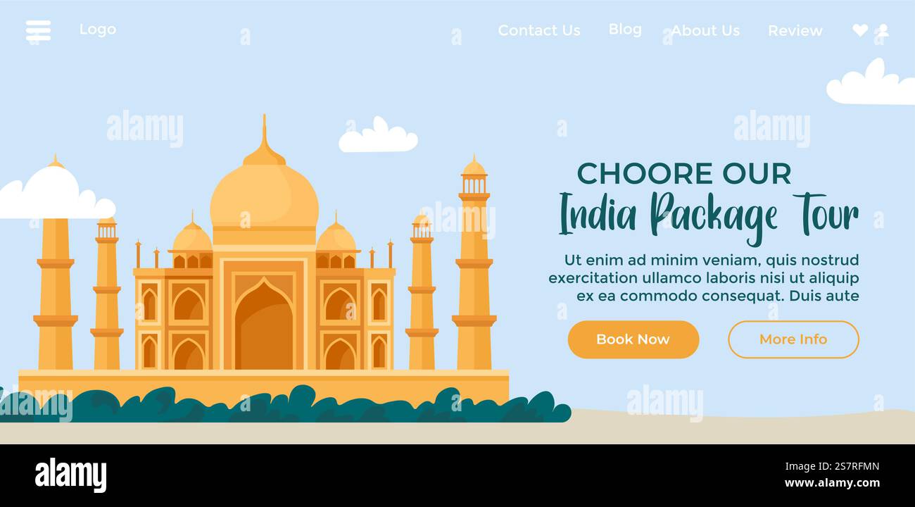 Trips to india Stock Vector Images - Alamy