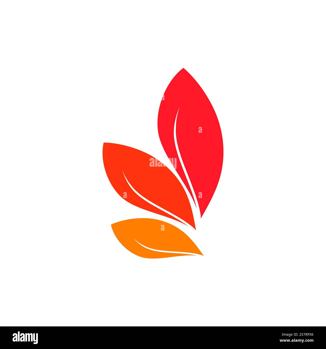Leaf line logo vector and symbol Stock Vector Image & Art - Alamy