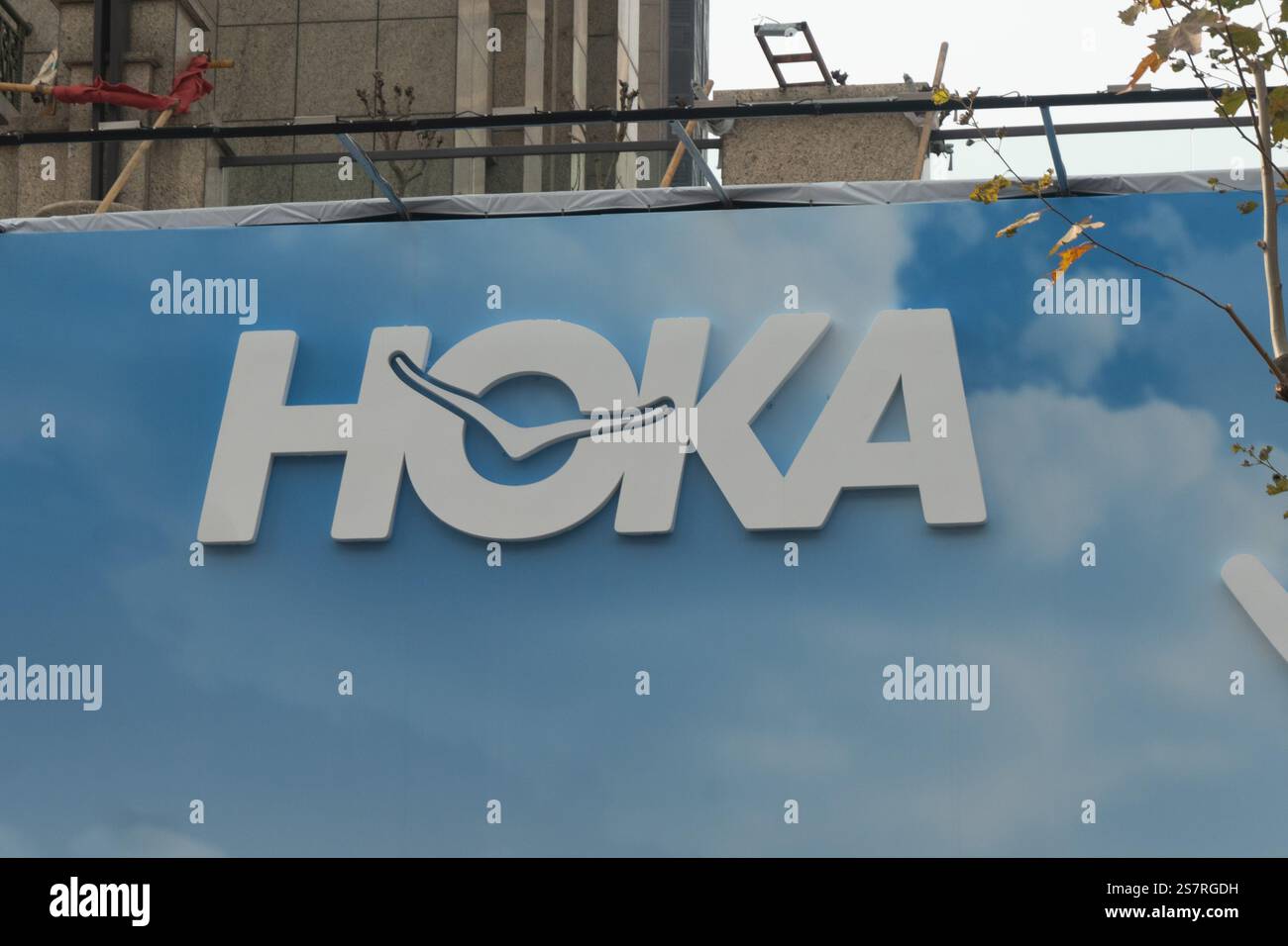 SHANGHAI, CHINA - JANUARY 20, 2025 - A store of French brand HOKA is ...