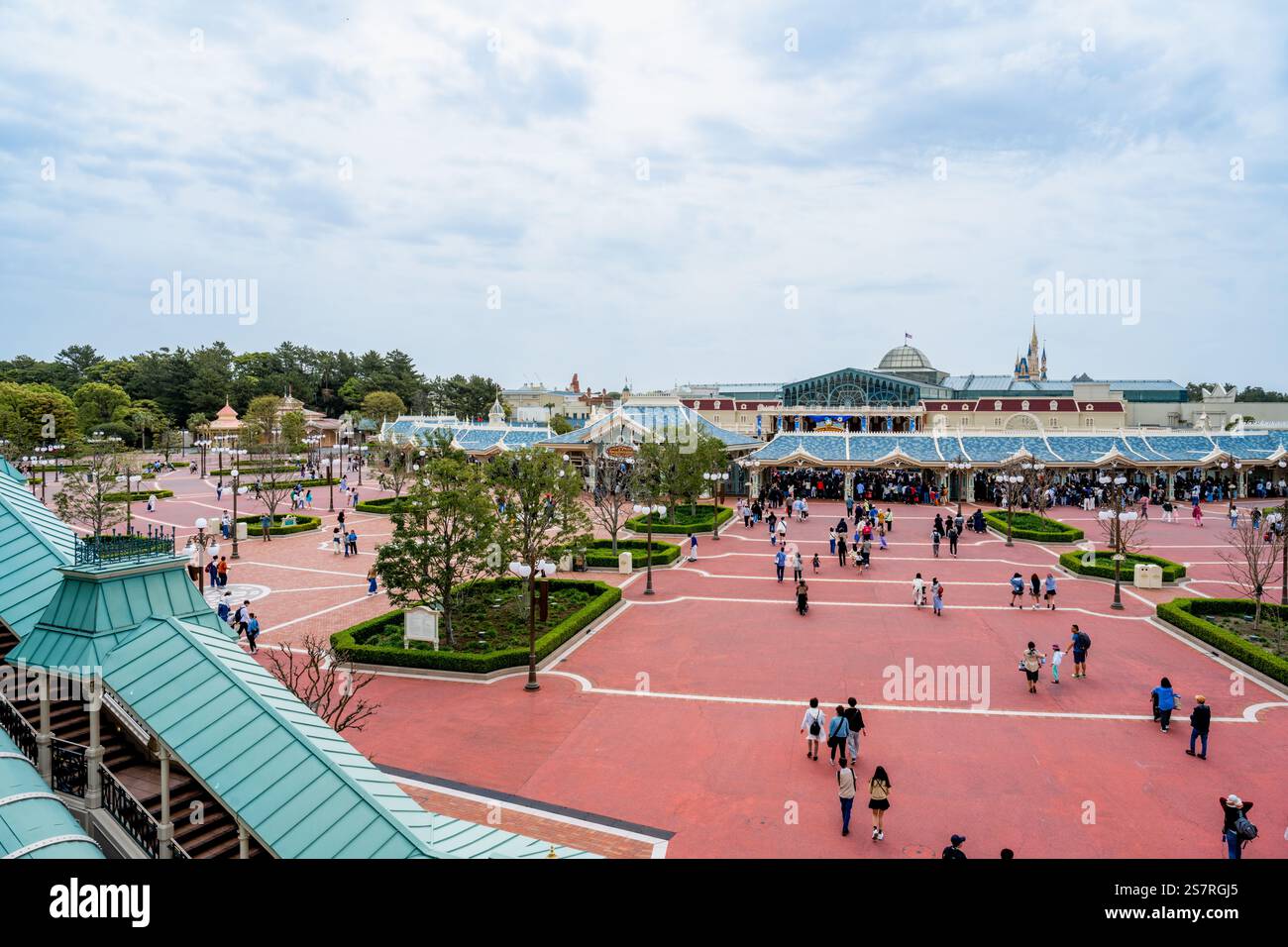 Maihama, Urayasu, Chiba, Japan -APR 18 , 2024:Ticket entrance at Tokyo ...