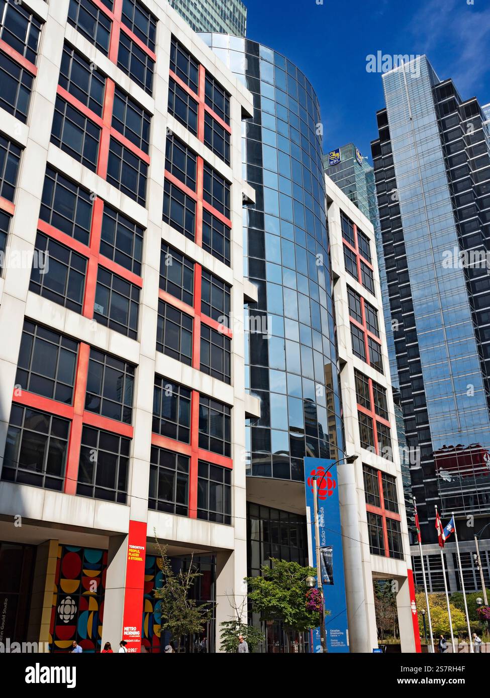 Toronto Canada / The Canadian Broadcasting Centre in Downtown Toronto ...