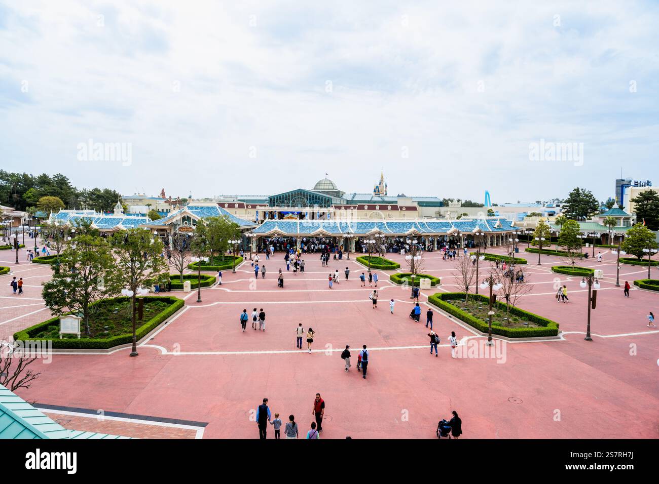 Maihama, Urayasu, Chiba, Japan -APR 18 , 2024:Ticket entrance at Tokyo ...