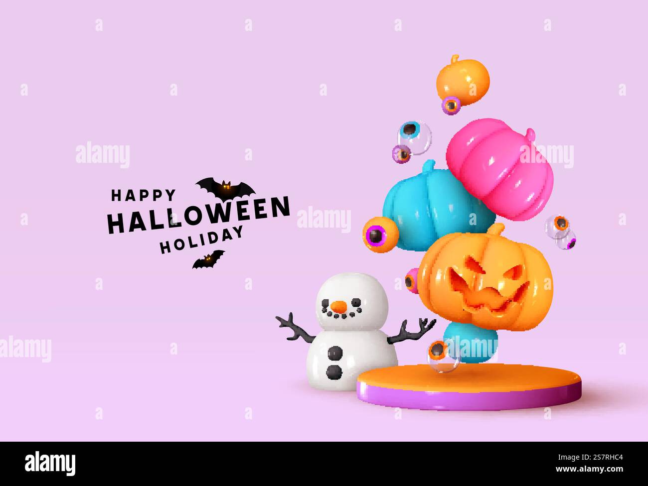 3d halloween sale podium Stock Vector Images - Alamy