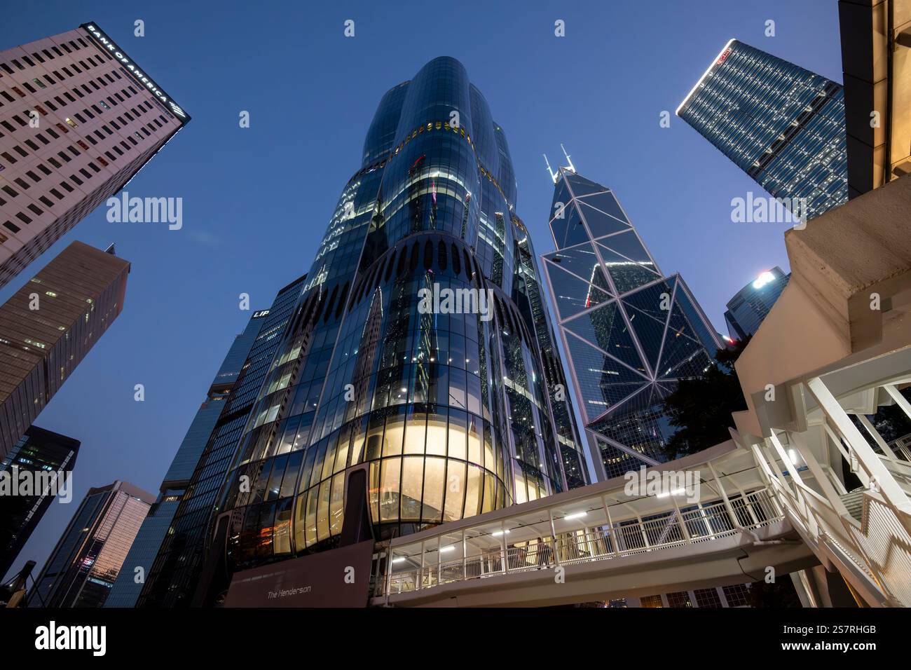 Central Financial district's new landmark building, The Henderson, Hong ...