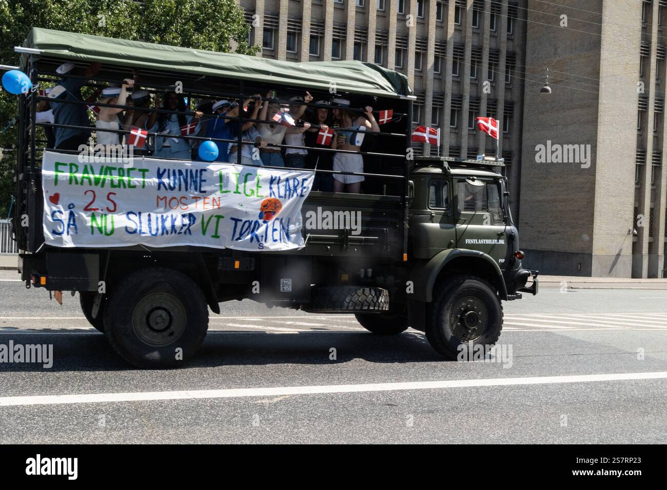 Charlottenlund, Denmark. 27th June, 2024. Newly graduated Danish ...
