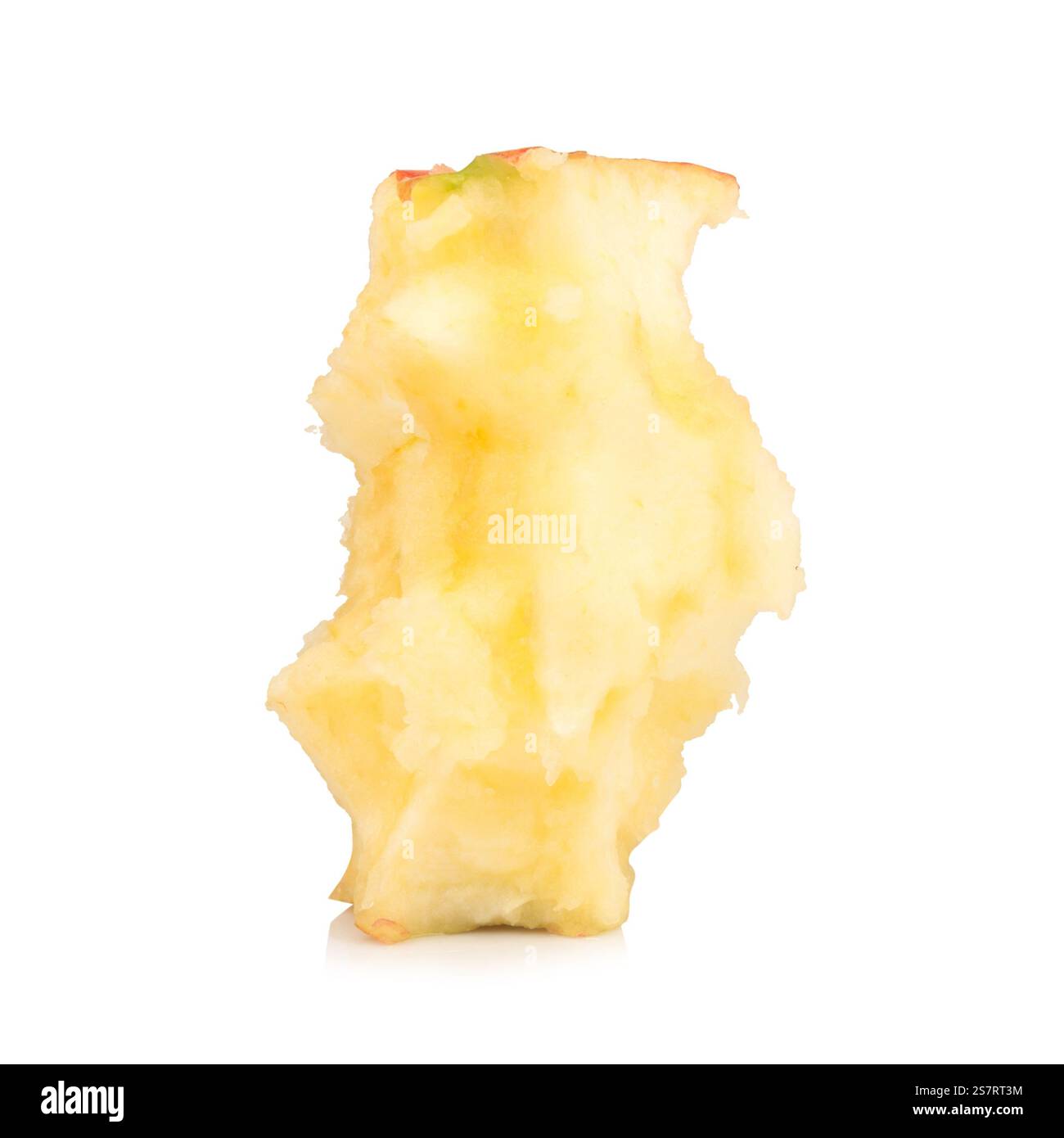 Apple bite isolated on white background Stock Photo - Alamy