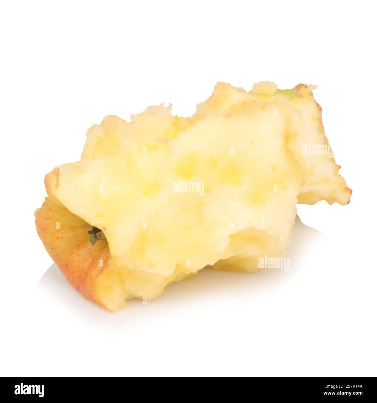 Apple bite isolated on white background Stock Photo - Alamy