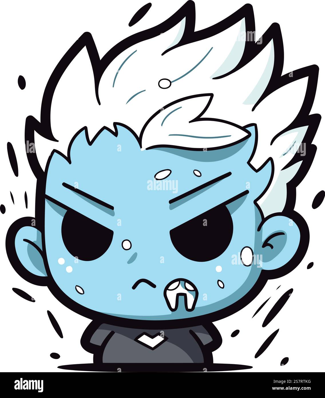 Cute cartoon vampire boy. Vector illustration of a cartoon vampire boy ...