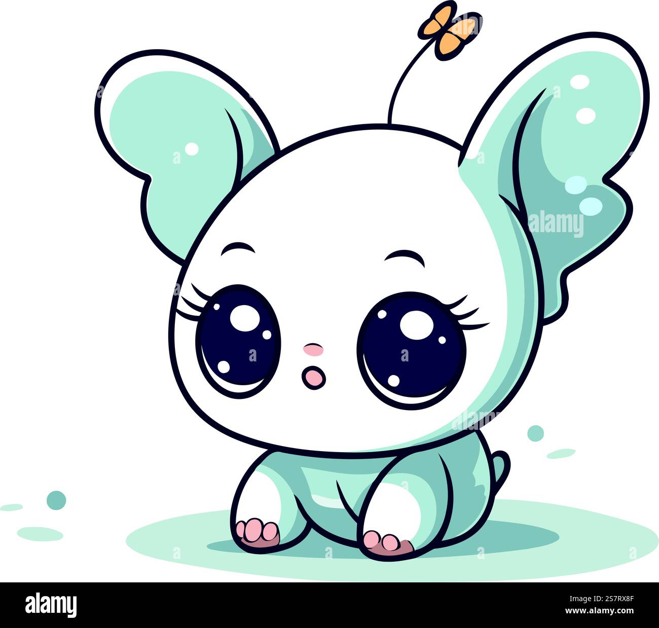 Cute little mouse cartoon vector illustration. Cute little mouse ...