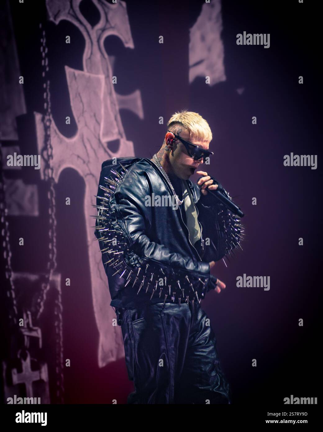 Torino, Italia. 2024. The italian singer Lazza performed live on the ...