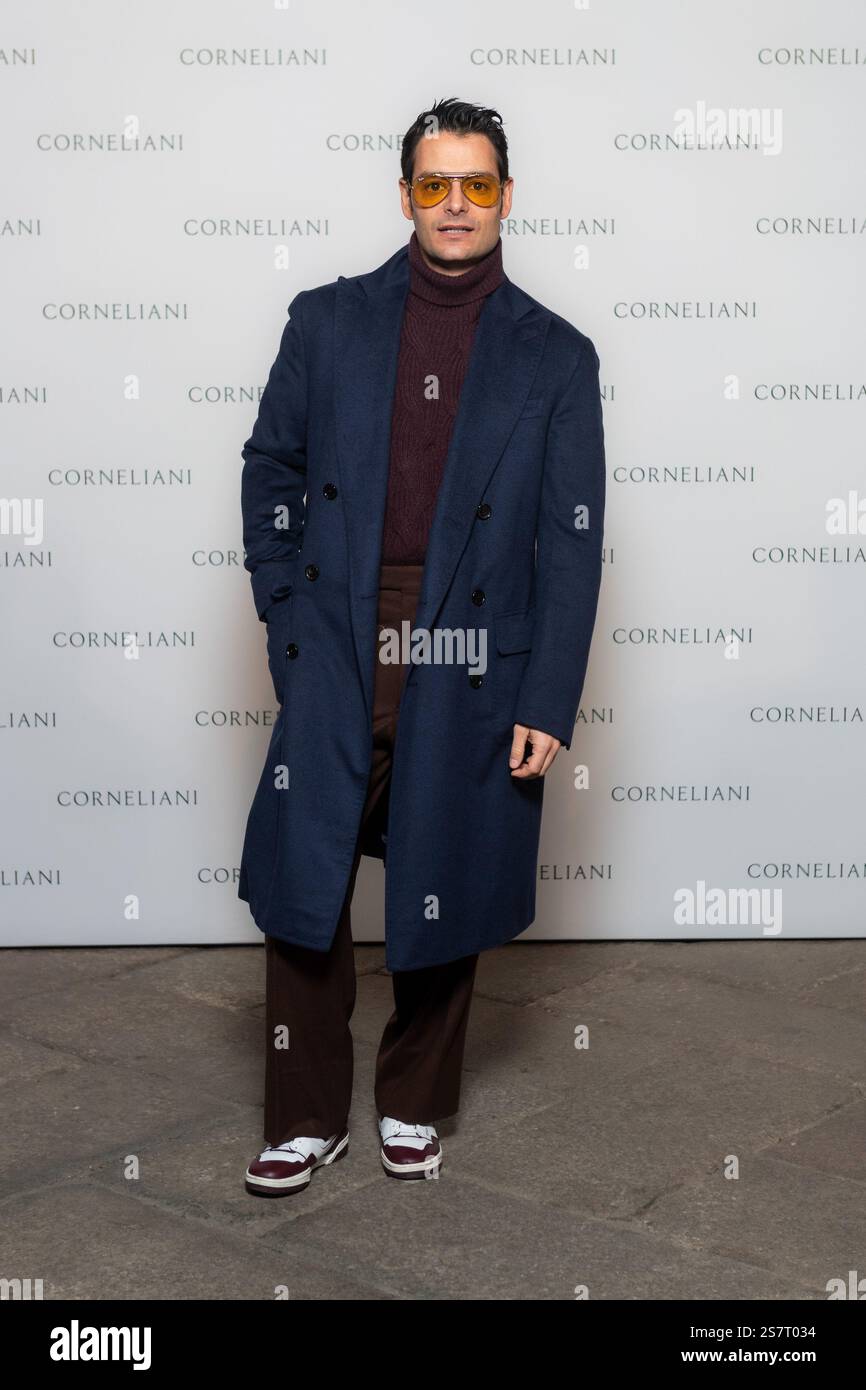 Italy. 18th Jan, 2025. Frank Gallucci Milan Fashion Week - Men F/W 2025 ...