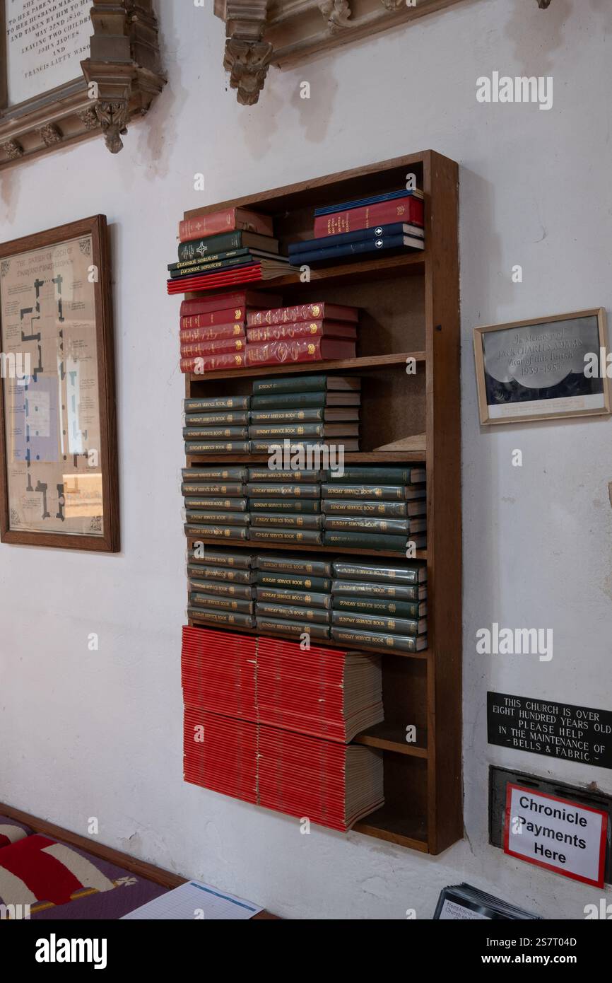 Church books in St Mary and St Bartholomew`s Church, Hampton in Arden ...