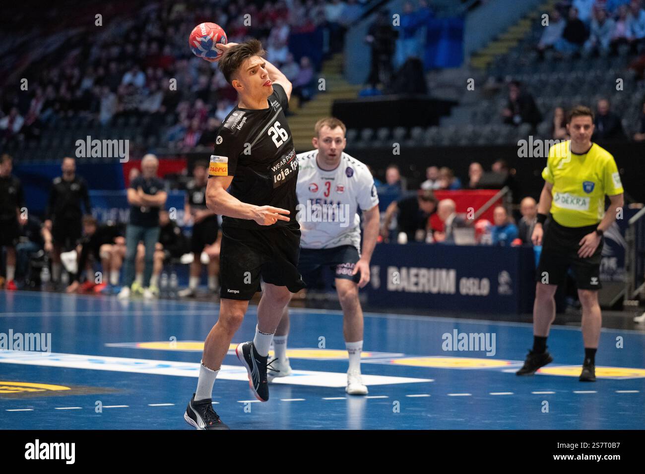Oslo, Norway. 19th Jan, 2025. Francisco Costa (26) of Portugal seen ...
