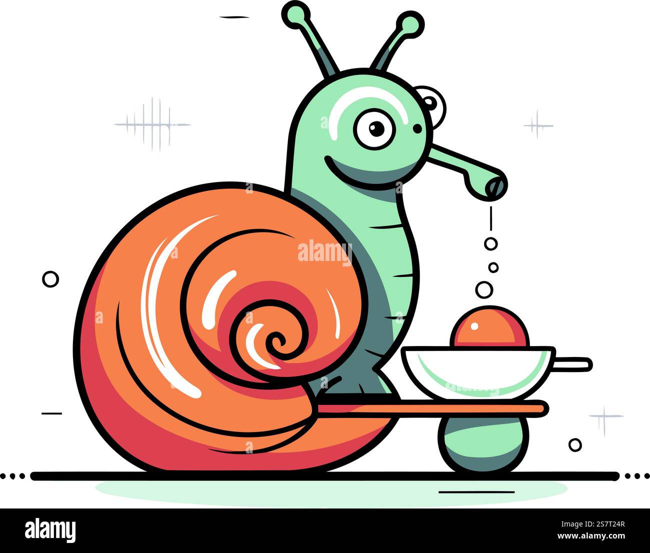 Mollusca spiral Stock Vector Images - Alamy