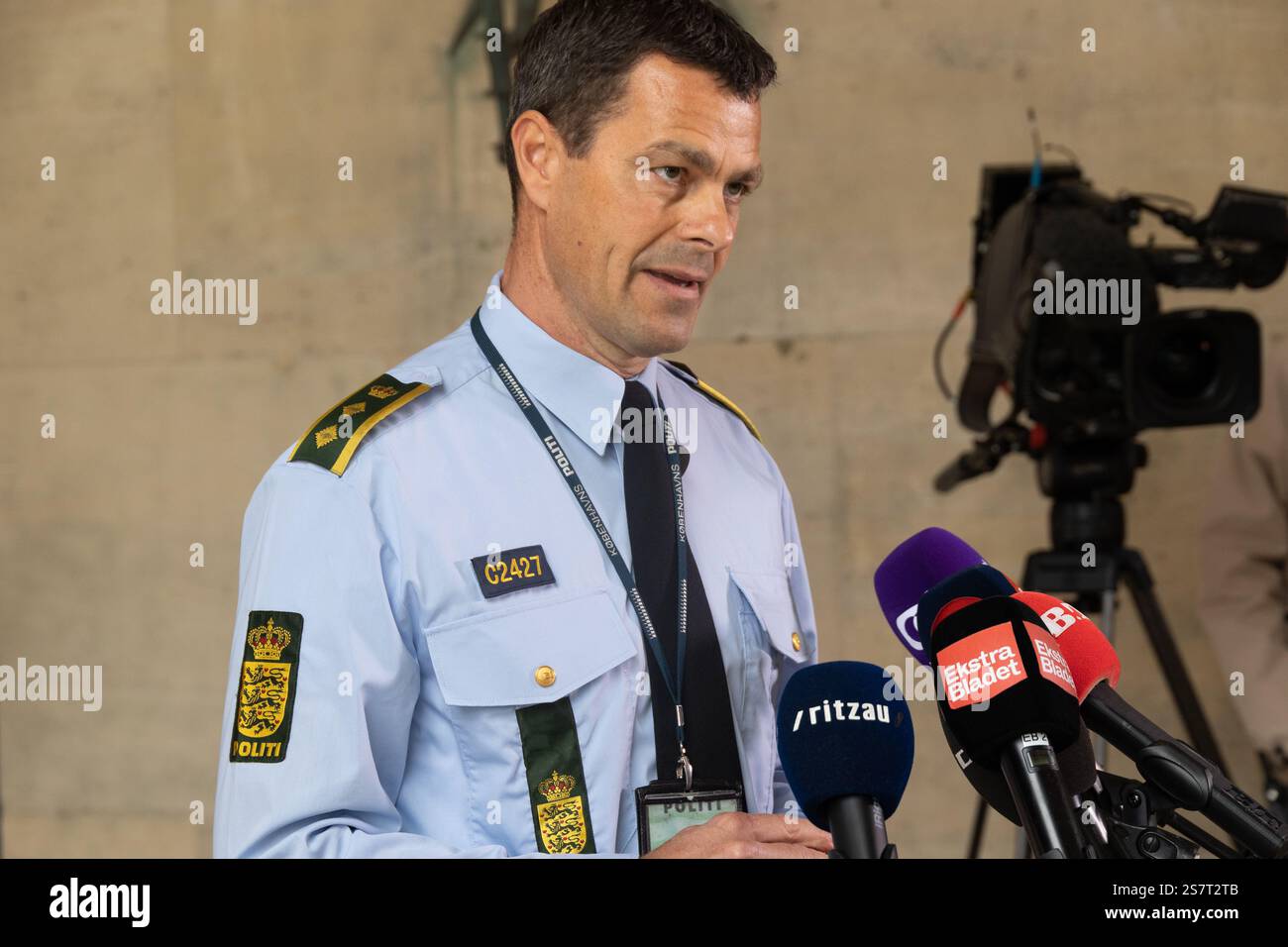 Copenhagen, Denmark. 06th June, 2024. Deputy Police Inspector Brian ...