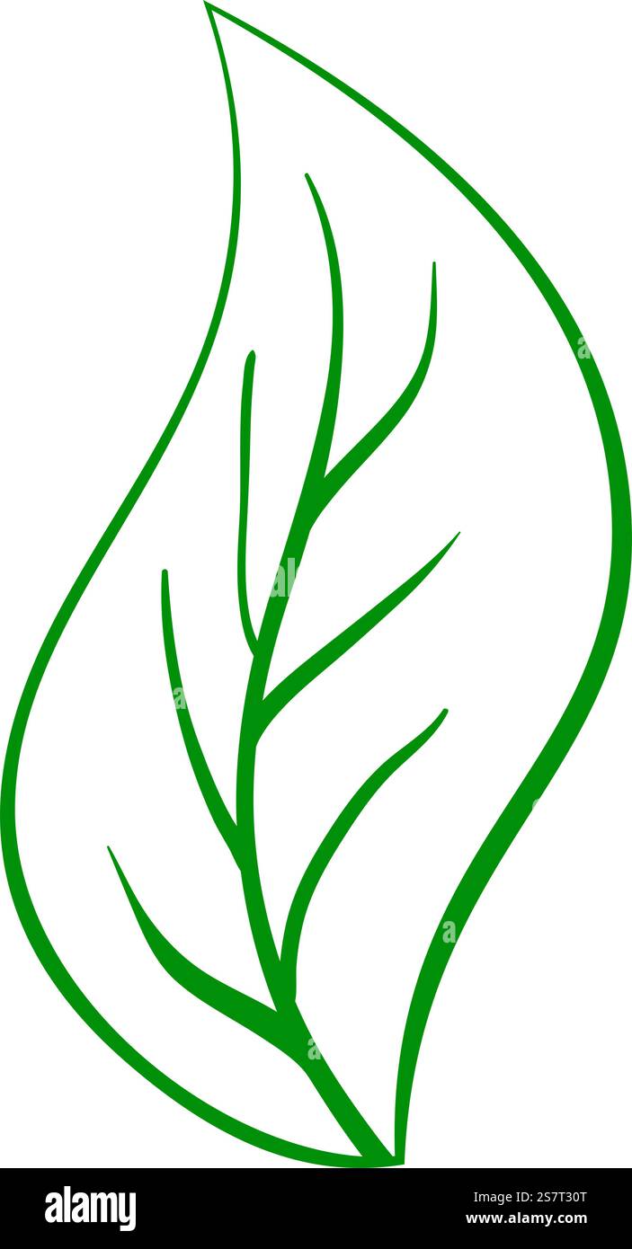 Tree leaf. Suitable for different designs. Vector Illustration Stock ...
