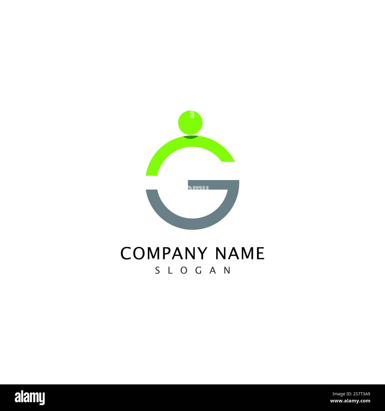 letter g people logo template icon symbol Stock Vector Image & Art - Alamy