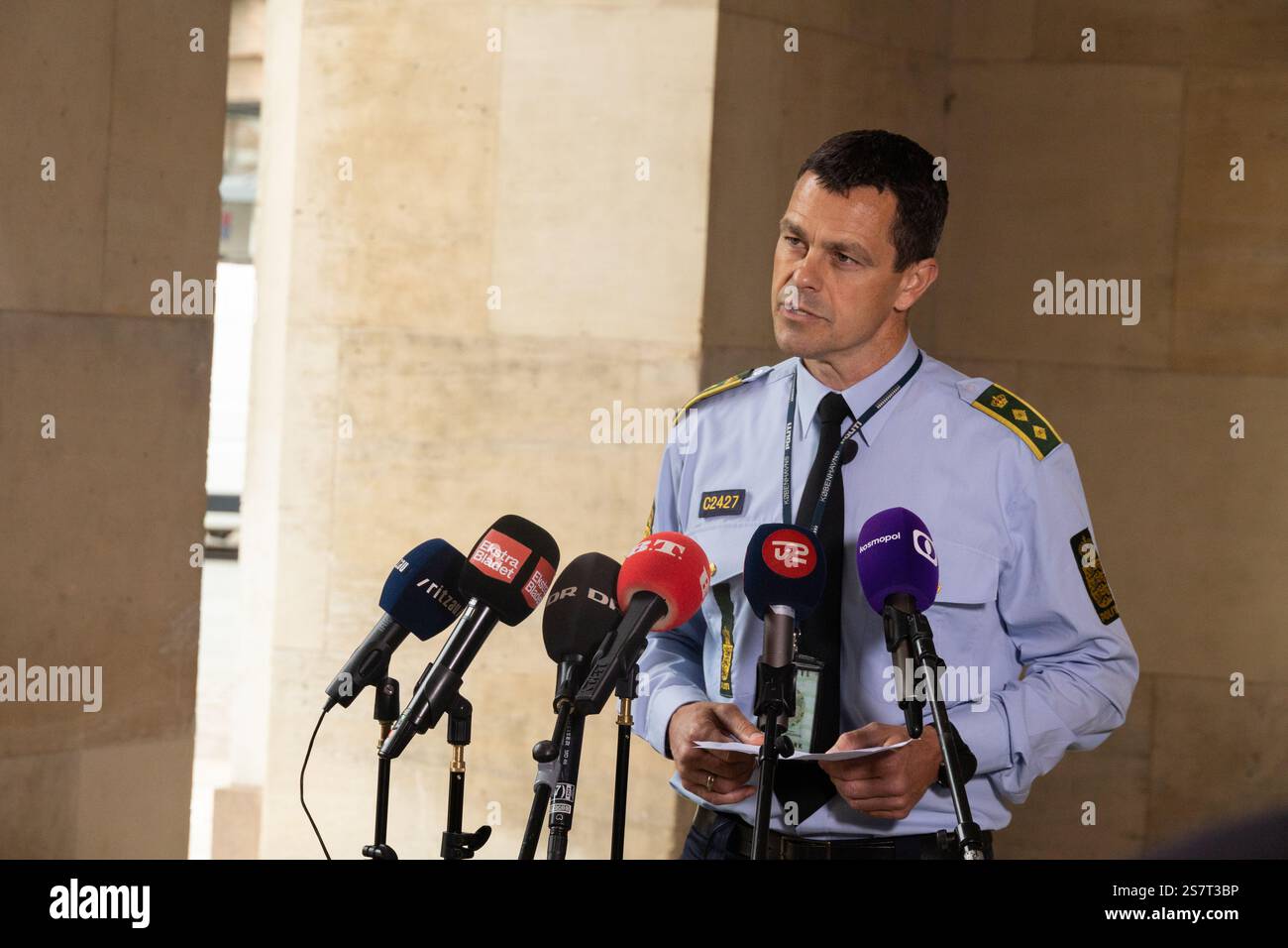 Copenhagen, Denmark. 06th June, 2024. Deputy Police Inspector Brian ...