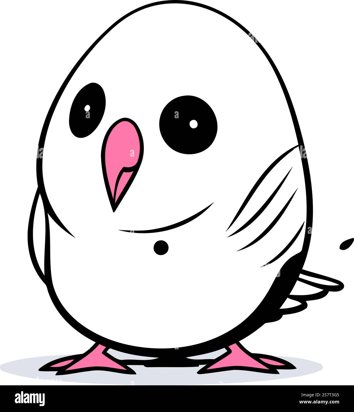 Pigeon Bird Cartoon Mascot Character Vector Illustration Stock Vector ...