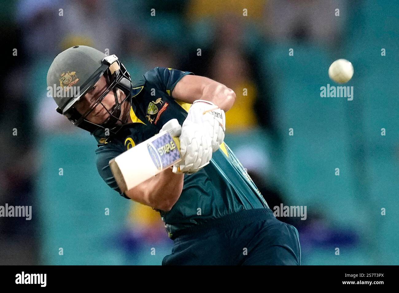 Australia's Ellyse Perry bats against England during their Women's ...
