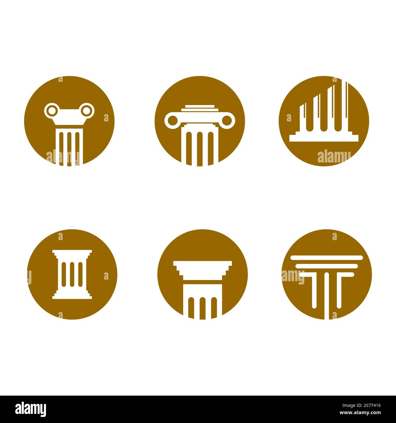 Column Logo vector symbol Template Stock Vector Image & Art - Alamy