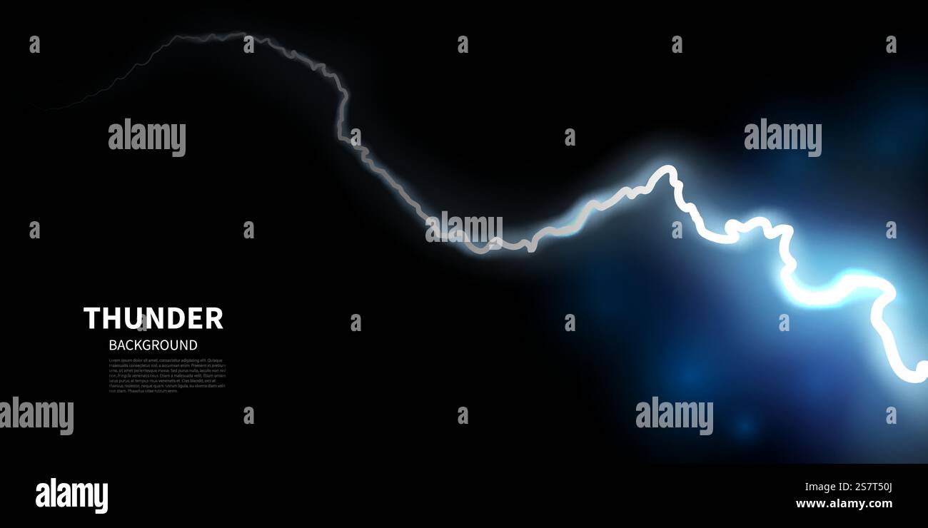 lightning light effect background realistic flash with lightning ...