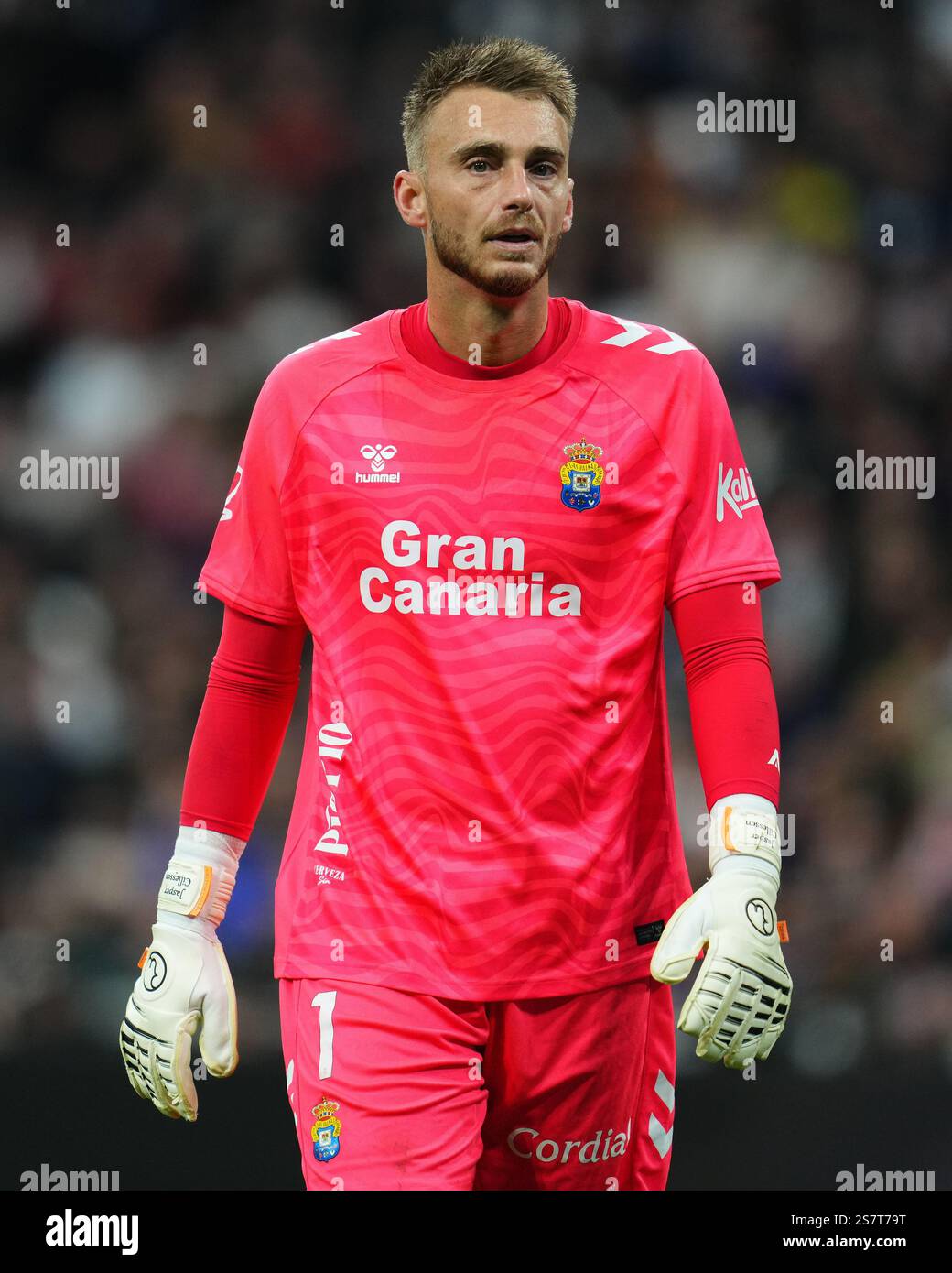 Madrid, Spain. 20th Jan, 2025. Jasper Cillessen of UD Las Palmas during ...